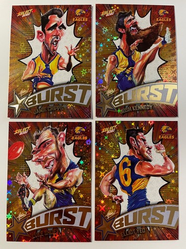 2020 Select Starburst Explosion West Coast Team Set 4 cards | eBay