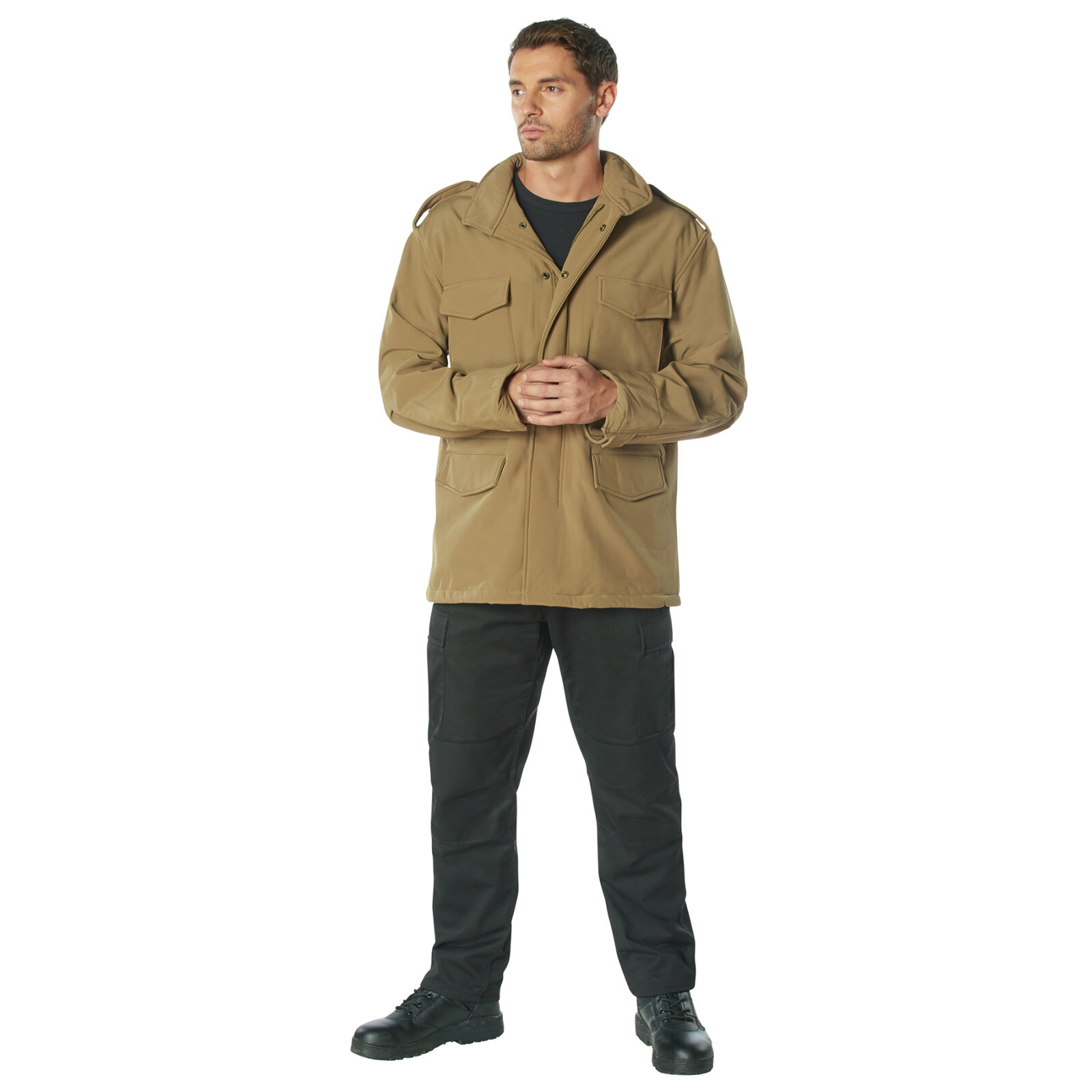 M-65 Waterproof Soft Shell Tactical Jacket Coat With Hood 3 colors M65 ...
