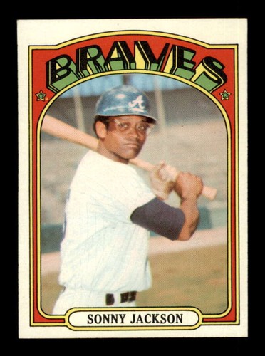 1972 Topps #318 Sonny Jackson EXMT/EXMT+ Braves 560798 | eBay