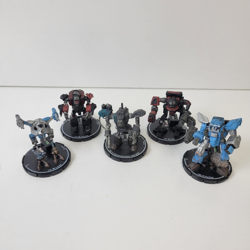 Rare WizKids MechWarrior Battletech Mech Figure Lot of 5 (C6) | eBay