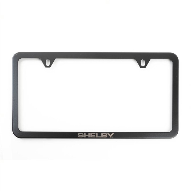 SHELBY Logo Slimline License Plate Frame Ford Mustang Cobra GT500 GT350 ...