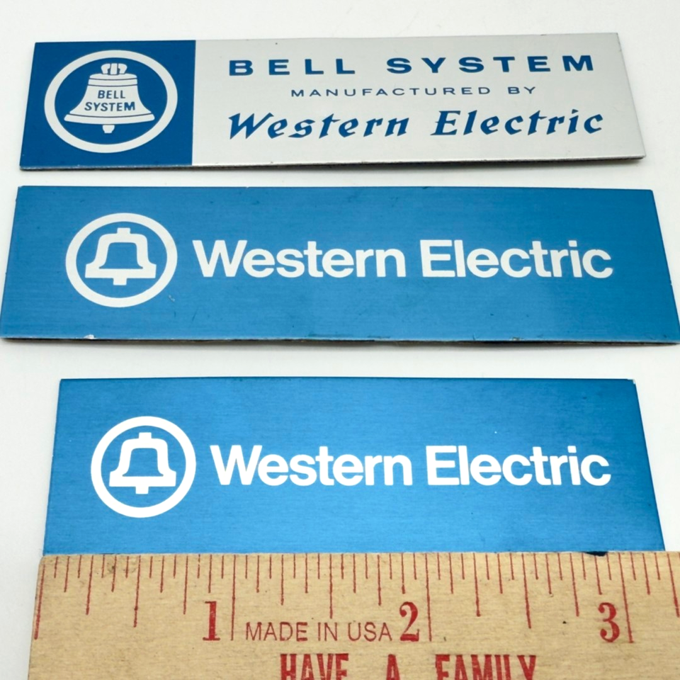 Lot 1964-66 Bell System Western Electric Metal and Western Elec Bell ...