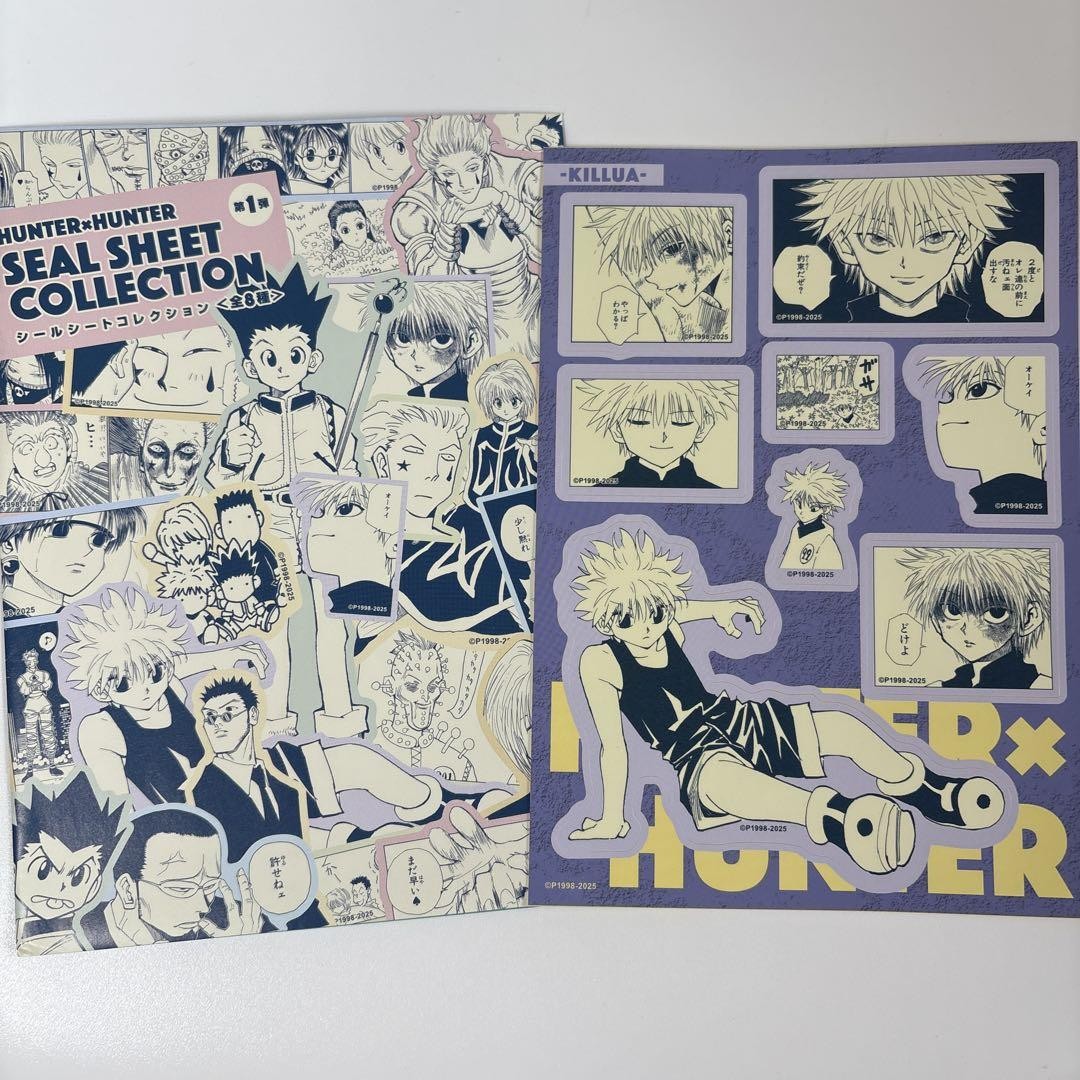 HUNTER×HUNTER Killua Sticker Sheet Collection MINT Condition h×h | eBay
