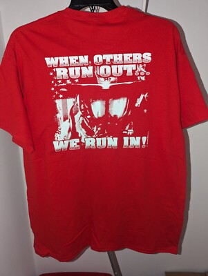 Gildan heavy cotton when others run out!!! we run in. back of shirt ...