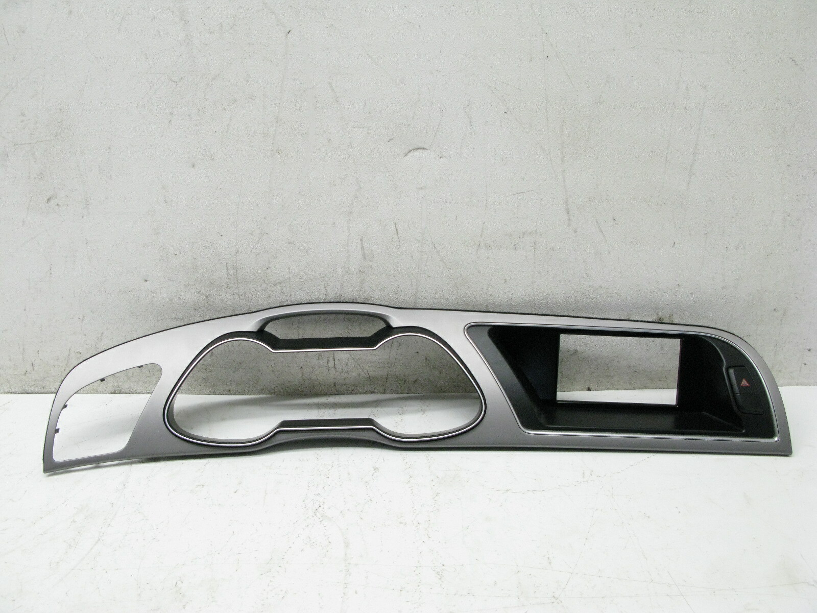 13-16 AUDI B8 A4 S4 RS4 DASH TRIM BEZEL GAUGE CLUSTER MMI SCREEN OEM ...