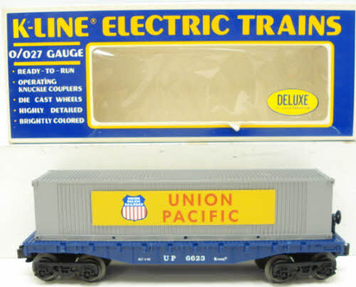 K-Line K6623 Union Pacific Container Flatcar LN/Box | eBay