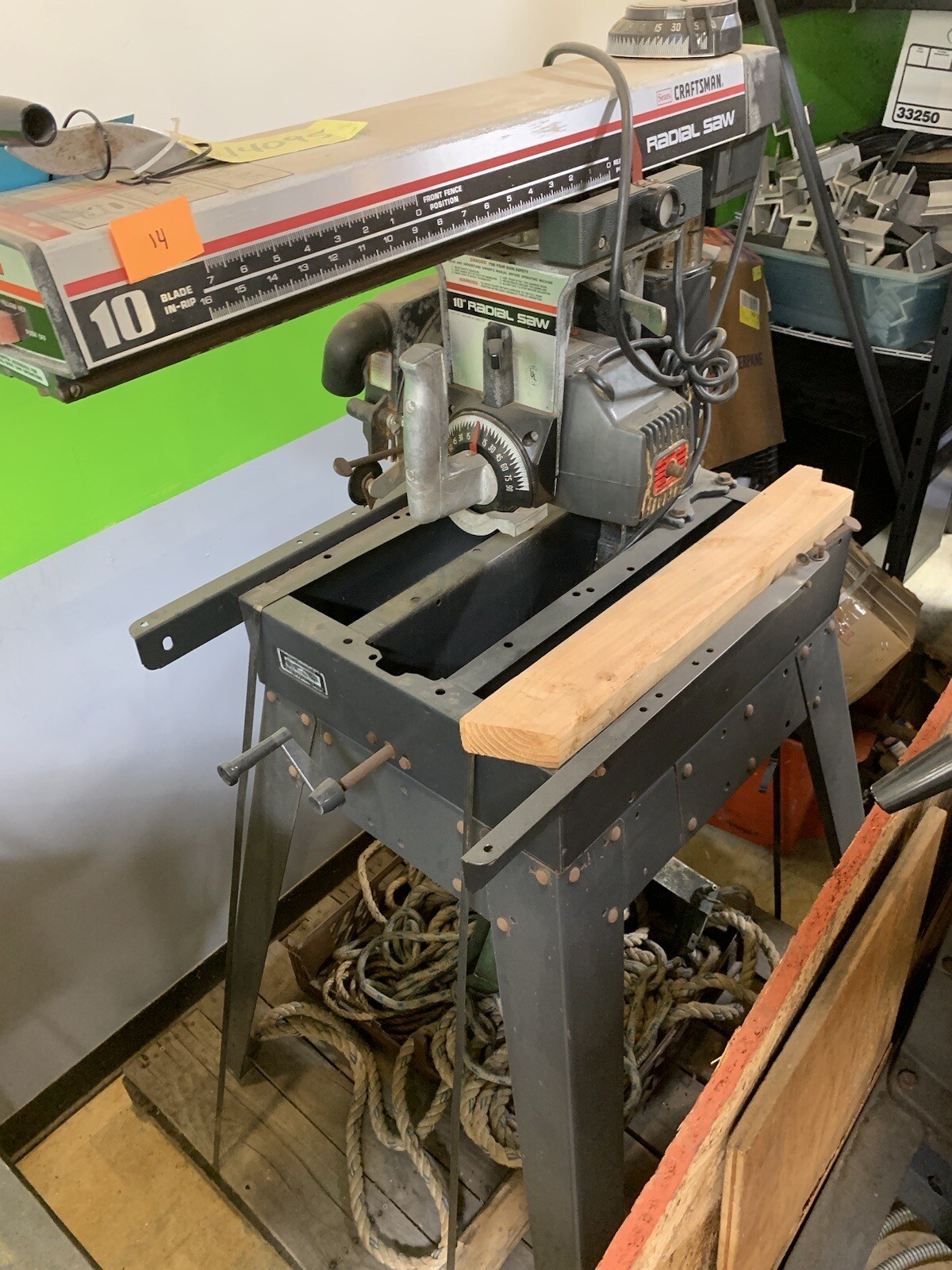 Craftsman 10" Radial Table Saw with Stand | eBay