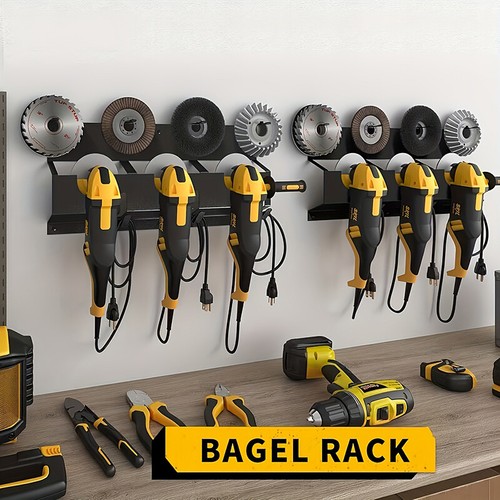 Angle Grinder Wall Storage Mount Metal Wall-Mounted Hanging Shelf Fixed ...