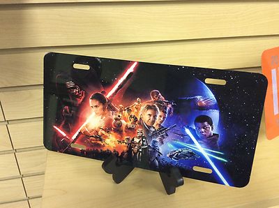 STAR WARS THE FORCE AWAKENS: Novelty Vanity License Plate, (NEW) | eBay