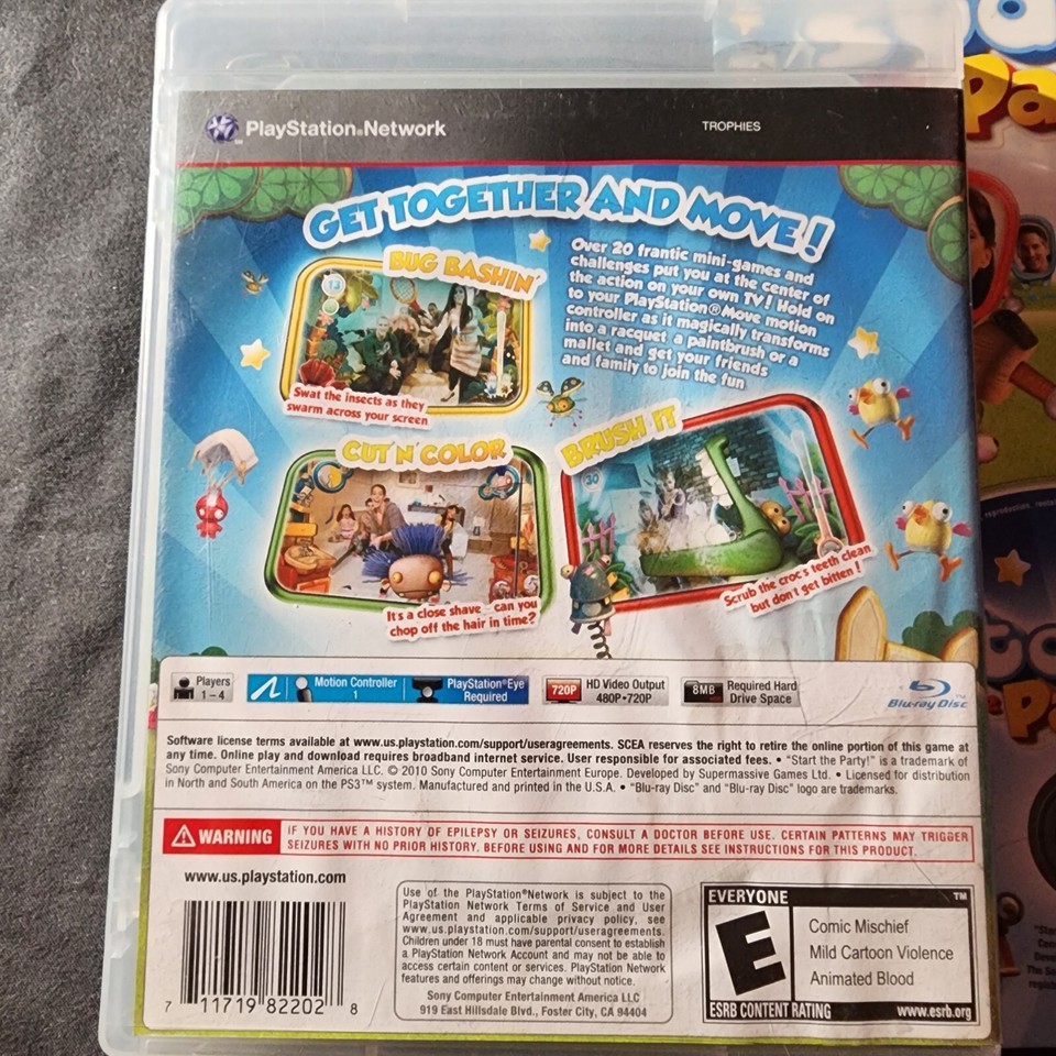 Start the Party - PlayStation 3 PS3 (2010) PS3 Complete CIB ...