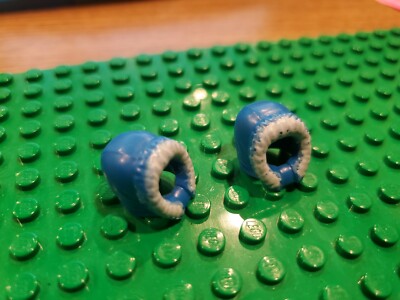 2 Lego Minifig Eskimo Hats Blue | eBay