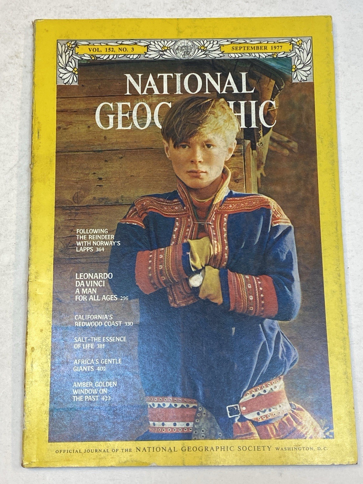 National Geographic Magazine Sep 1977 Leonardo Da Vinci Man Norway ...
