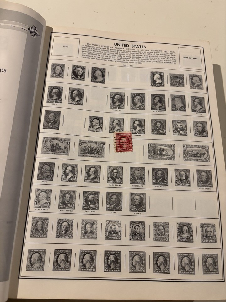 Harris Statesman Deluxe Album With Tons Of Stamps From Around The World ...