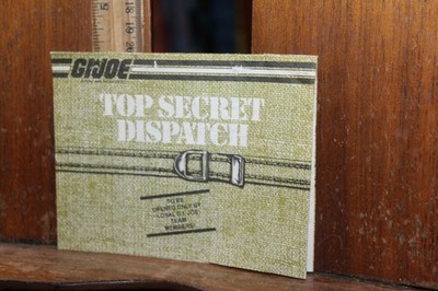 Vintage GI Joe Hasbro 1985 Top Secret Dispatch Insert | eBay
