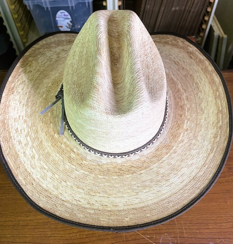 SUMMIT Sahuayo Size 6 7/8 (55) Mexican Palm Moreno Straw Vaquero Cowboy ...