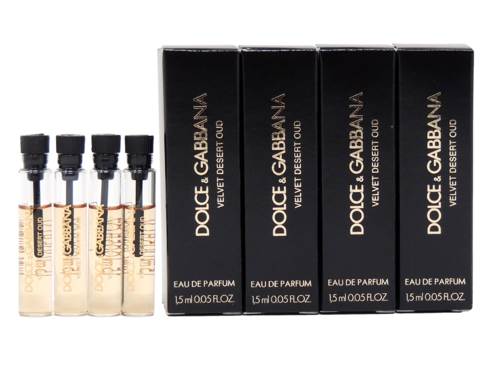 D&G DOLCE & GABBANA VELVET DESERT OUD EDP 1.5ml x 4 COLOGNE PERFUME ...