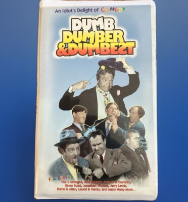 DUMB DUMBER & DUMBEST VHS Classic Comedy Clips & Skits Hollywood's ...