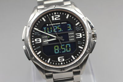 Junghans Mega Aviator Chronoscope Watch [ Button does not work ]( 17 ...