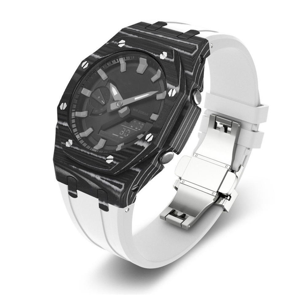 4rd AP Mod Kit Carbon Fiber Case for Casio G-SHOCK GA 2100 Liquid ...