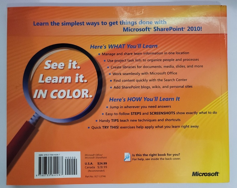 Microsoft SharePoint 2010 Plain & Simple - Paperback - New 9780735642287 | eBay