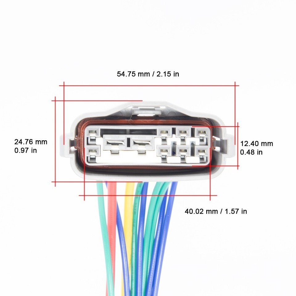 Transmission range sensor connector Toyota T100. 1993-1998. 84540-30270 ...