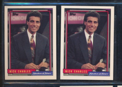 Lot (2) 1992 Topps Stadium of Stars Nick Charles (VK34) SWSW6 | eBay