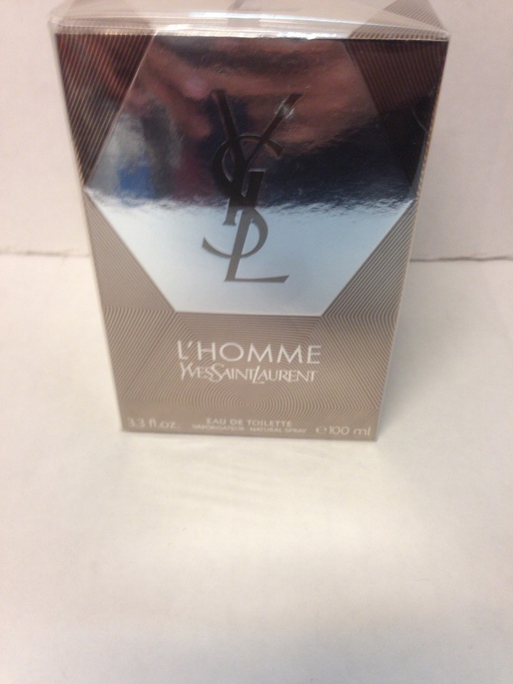 YSL L'Homme by Yves Saint Laurent Cologne Men 3.3 3.4 OZ EDT Spray ...