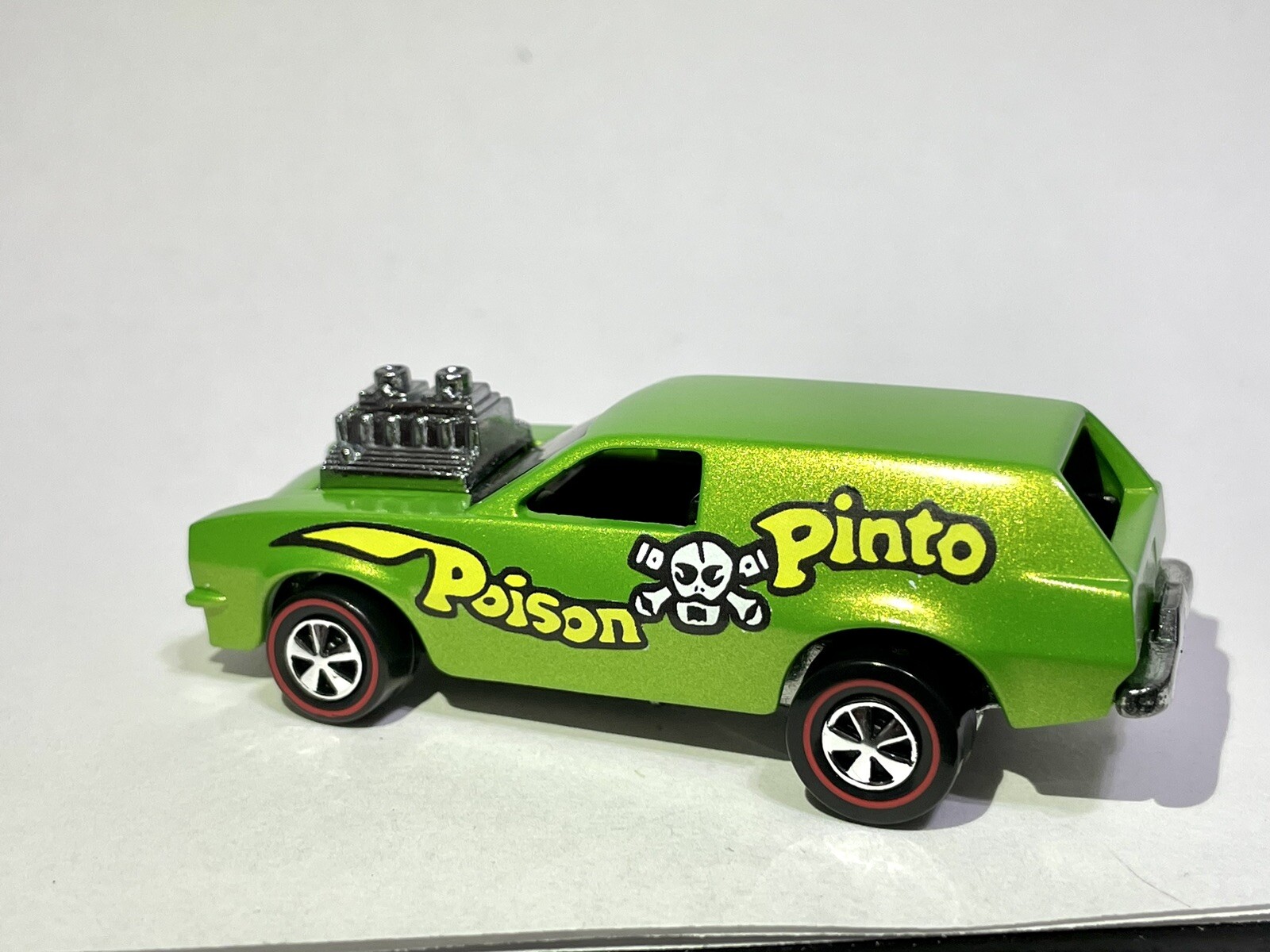 CUSTOM MADE HOT WHEELS REDLINE POISON PINTO - NICEST !! Pearl Green 💚 ...