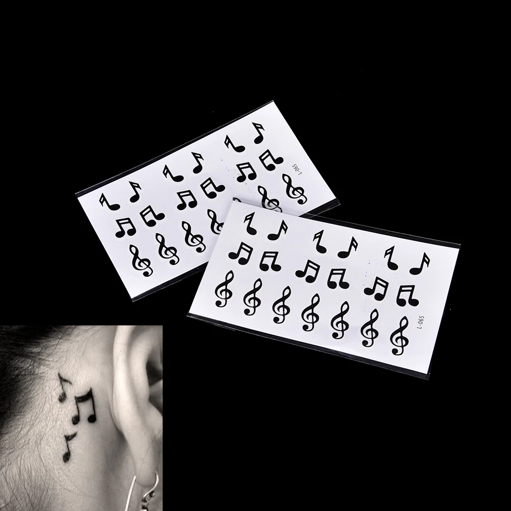Music Note Sleeve Tattoo Designs