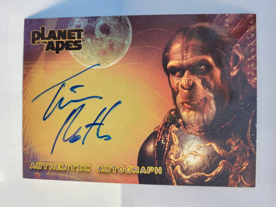 Planet of the Apes Movie Tim Roth as Thade Autograph Card Topps 2001 | eBay