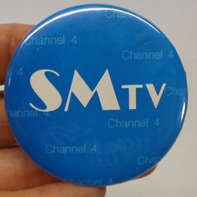 Vintage SM TV Channel 4 Pin Pinback | eBay