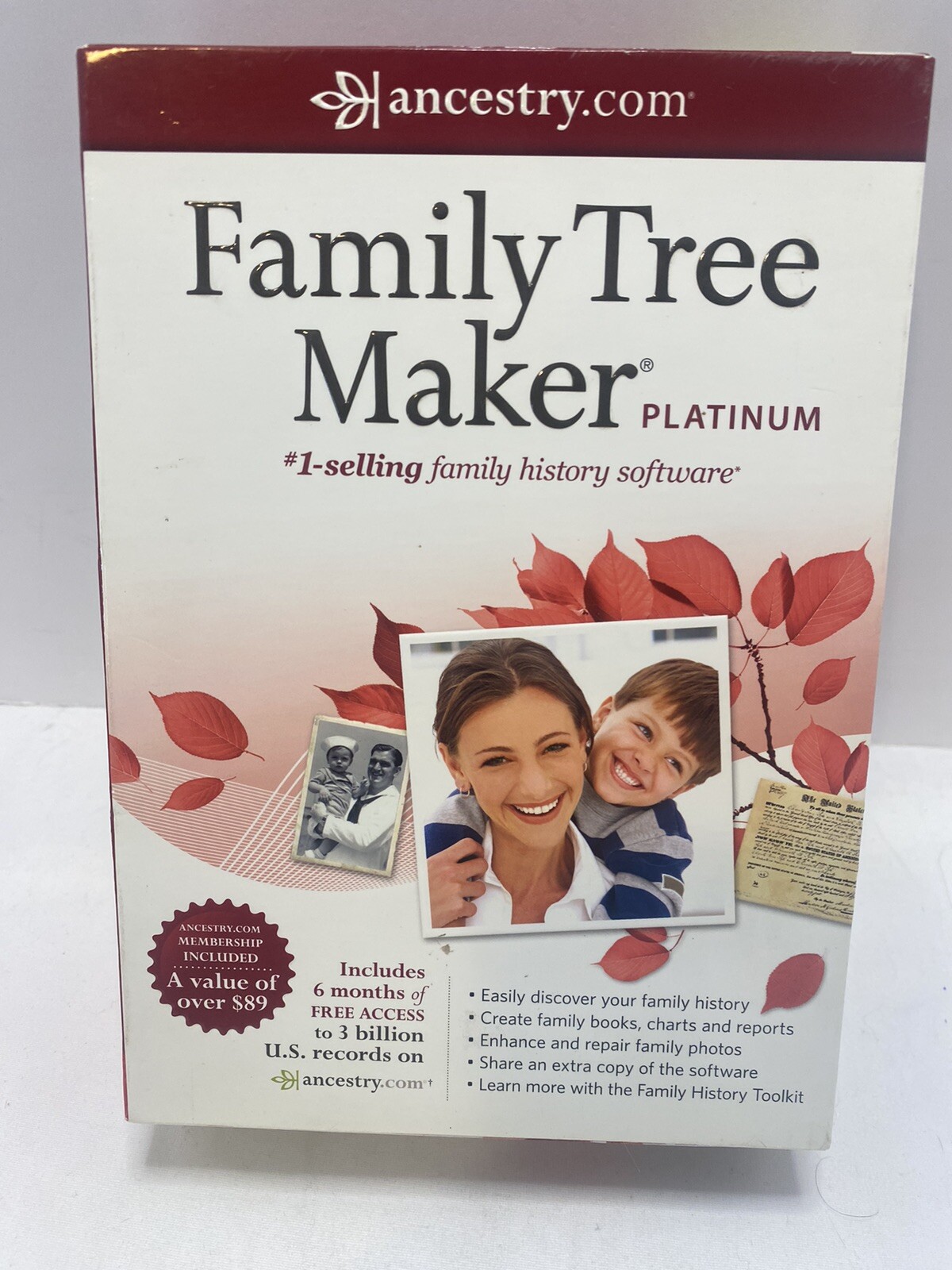 Family Tree Maker Platinum 2011 New Ancestry.com 6 Month Membership ...