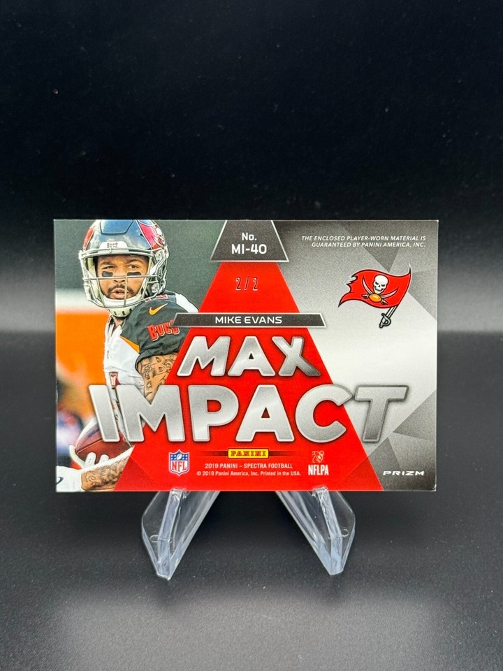 2019 SPECTRA MIKE EVANS PATCH /2 GAME WORN | eBay