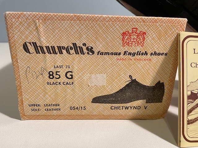 Church's CHETWYND V Custom Grade Black Leather Shoes Last 73 Church's CHETWYND V Custom Grade Black Leather Shoes Last 73
