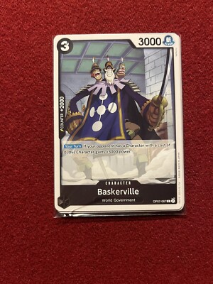 4X One Piece TCG Baskerville OP07-087 500 Years in the Future English ...