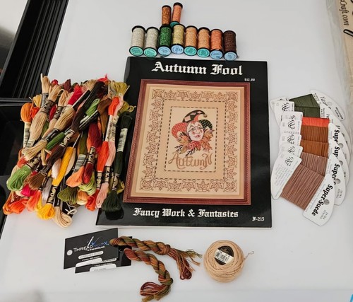 Fancy & Fantasies Autumn Fool Counted Canvas Kit | eBay