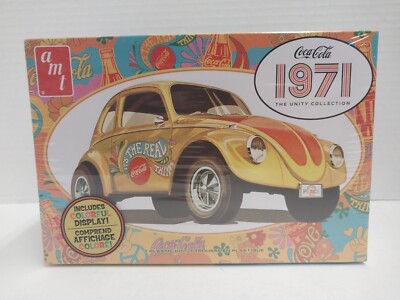 AMT VOLKSWAGEN SUPERBUG 1971 UNITY GRAPHICS (COKE) 1:25 SCALE MODEL KIT ...