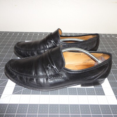 Allen Edmonds Modena Loafers Dress Shoes Black Leather Soles Mens 11.5 ...