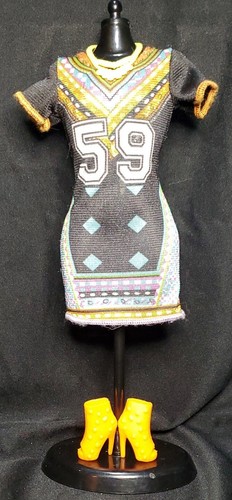 2017 Barbie Fashion Aztec Chic T Shirt Dress FBB78 Replacement Shoes ...