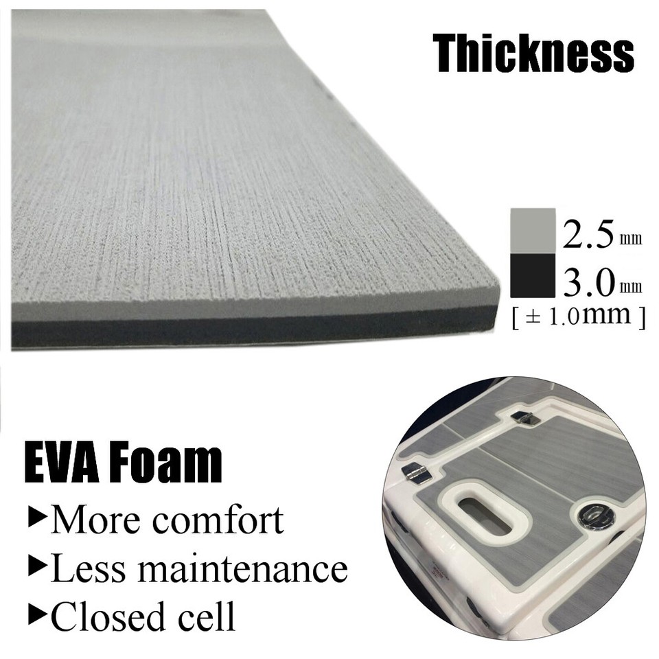 Boat Flooring EVA Foam Decking Sheet Marine Mats , Gray Brown Camo for ...