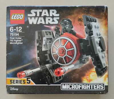 Lego 75194 Star Wars Microfighters Chasseur Tie du Premier Ordre Neuf ...