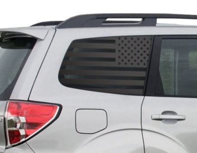 USA Flag Decals Fits Subaru Forester 2009-2013 Side Windows - 2.5x ...