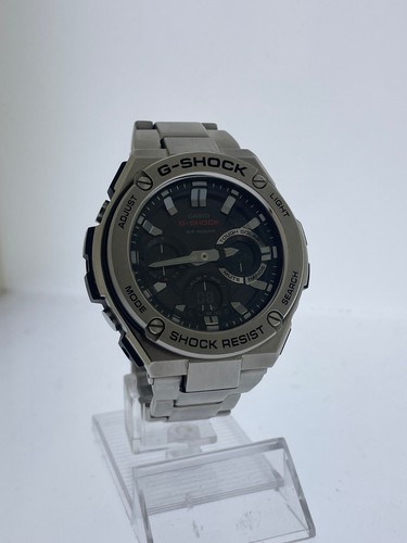 Casio G-Shock G-Steel GST-S110D-1A Solar Analog Digital Men's Watch ...