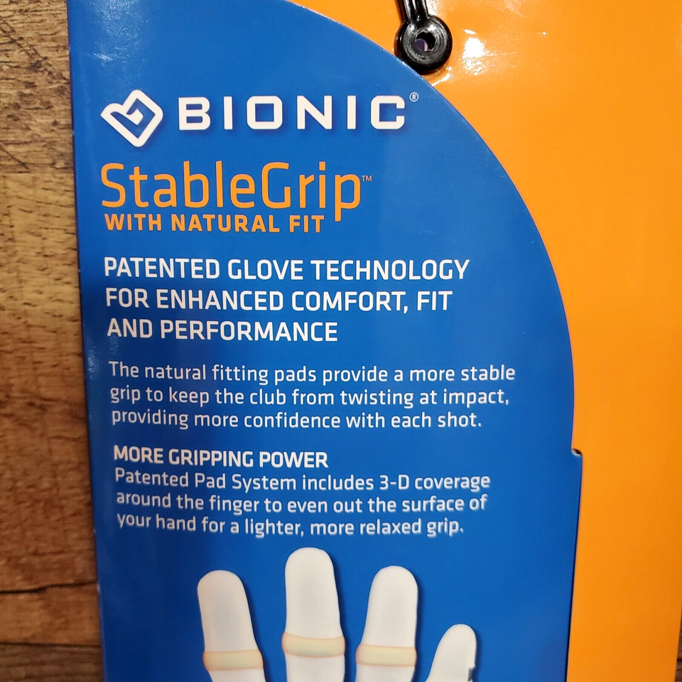 Bionic StableGrip Golf Glove Men's Right Hand Size Medium Large NEW | eBay