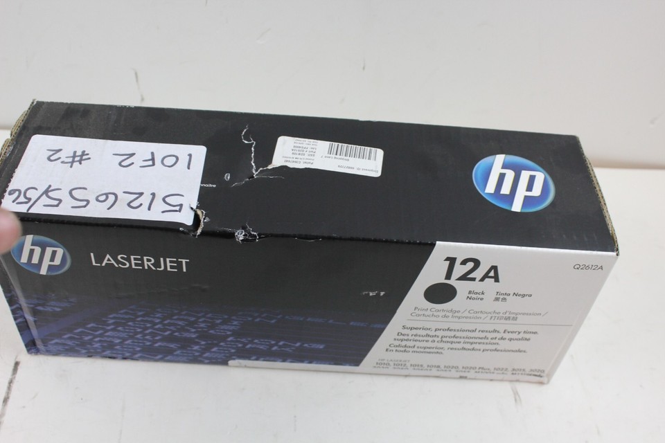 HP LaserJet 12A Black Toner Print Printer Cartridge Q2612A New Sealed ...