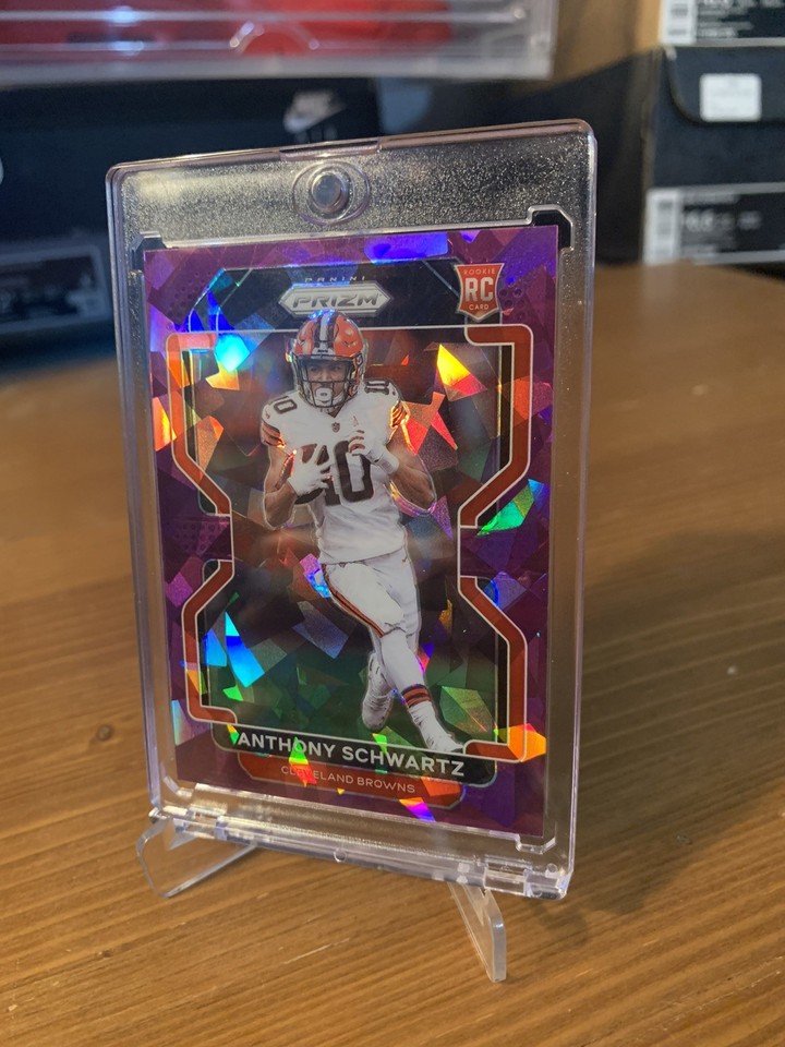 2021 Panini Prizm Rookie Anthony Schwartz #361 Purple Ice Prizm /225 ...