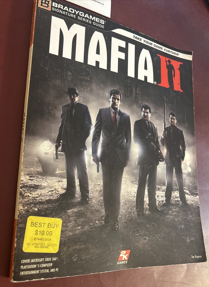 Mafia II (2) Official Strategy Guide Brady PS3 Xbox 360 PC 2K Games | eBay