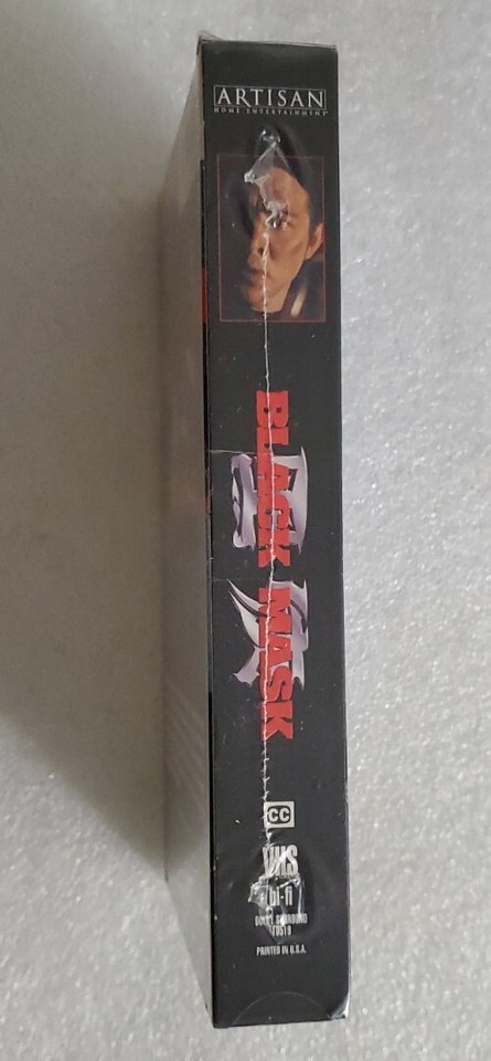 Factory Sealed Brand New Sealed 1999 Jet Li Black Mask VHS Tape Artisan ...