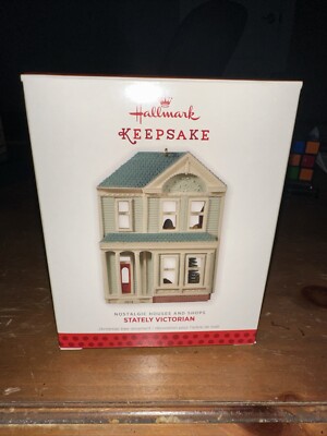 2013 Hallmark STATELY VICTORIAN Ornament NOSTALGIC HOUSES & SHOPS #30 ...