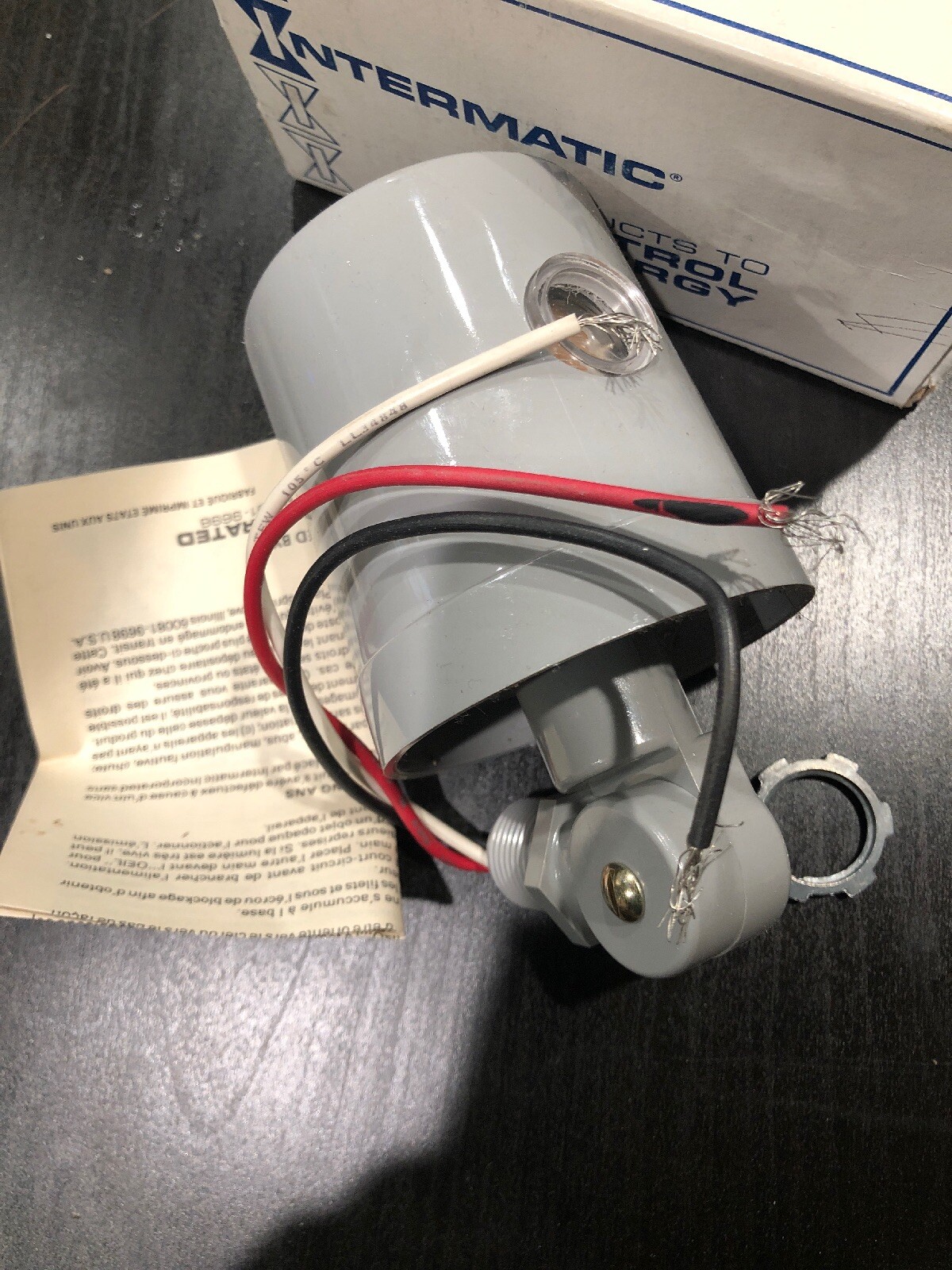 New Intermatic K1121 105/130 Vac Photo Control With Adjustable Stem | eBay